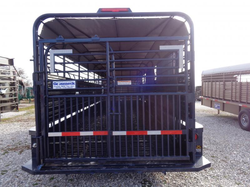 Gooseneck Brand 24' x 6'8 Gooseneck Indigo Blue Metallic W/ light Gray ...