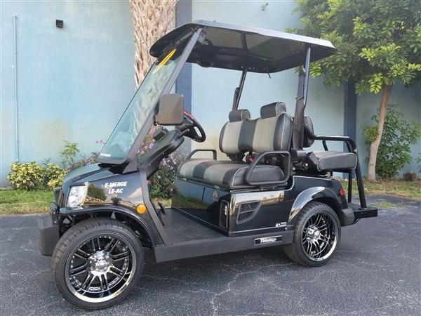 New 2018 Black Tomberlin E-Merge LE Golf Cart Street Ready 25mph ...