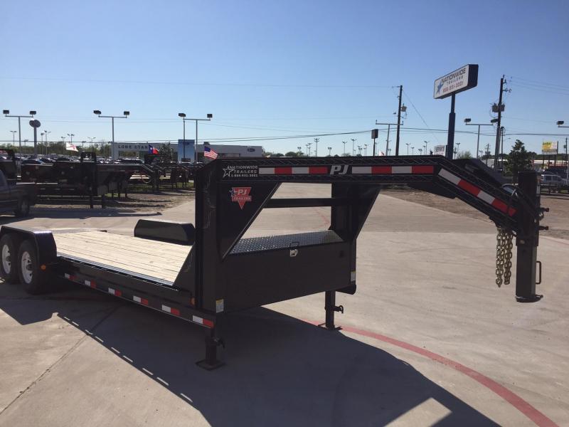 PJ Trailers - Gooseneck Hydraulic Tilt Trailer 82"X22' | Nationwide ...